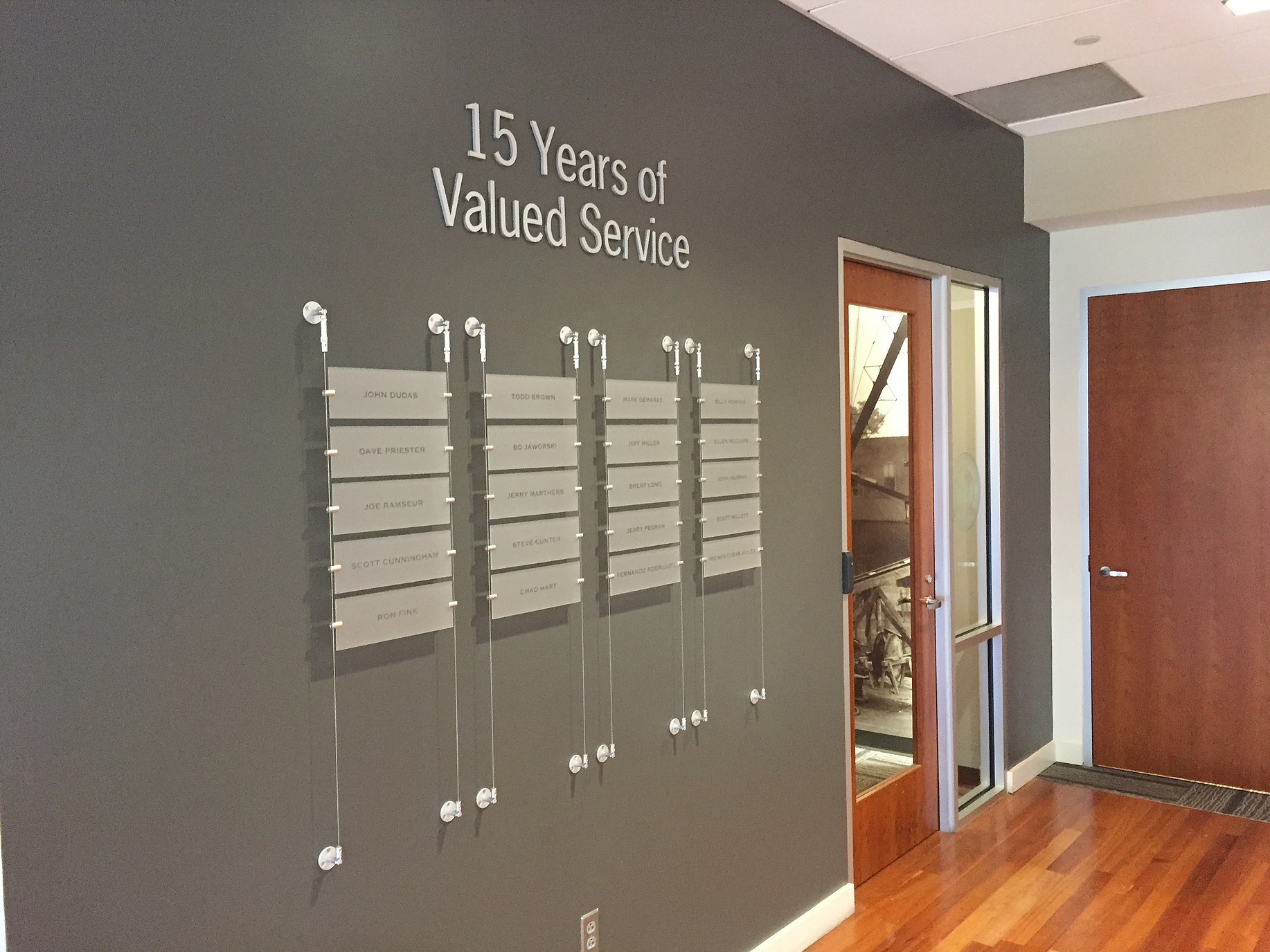 Lobby Sign | Custom Corporate Signage | Law Office Indoor Signs