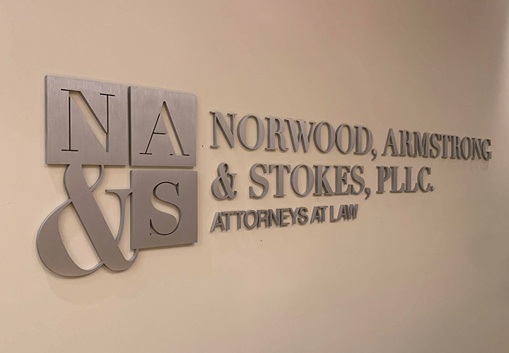 Lobby Sign | Custom Corporate Signage | Law Office Indoor Signs